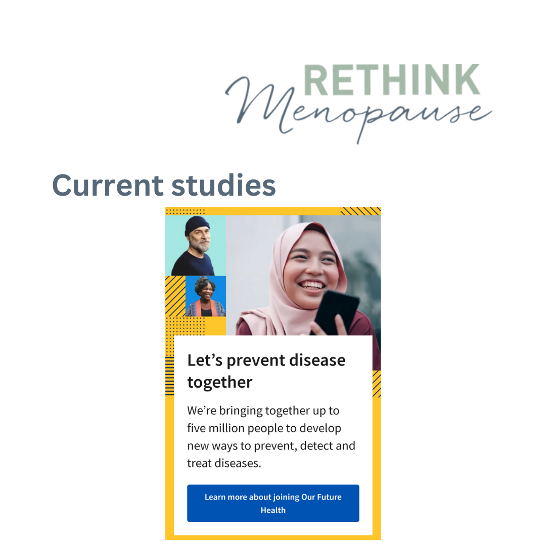 Menopause Research - Rethink Menopause